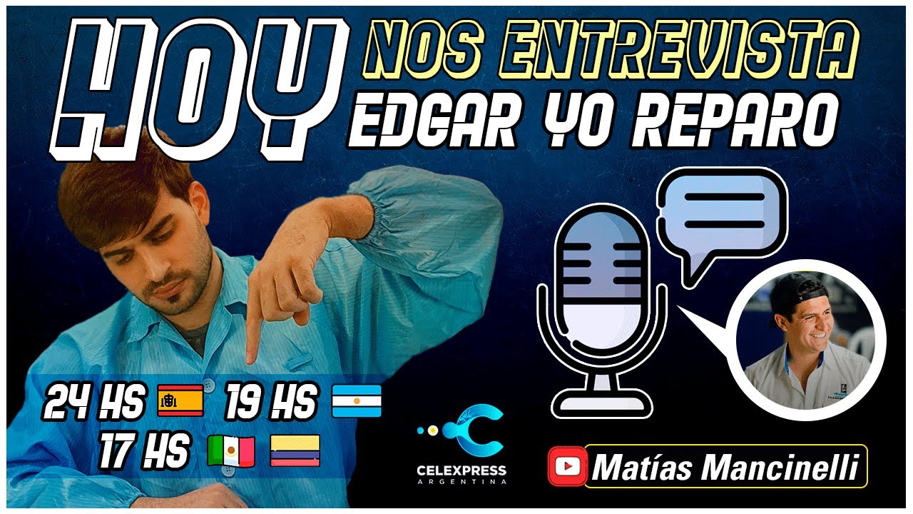 🎤 HOY nos ENTREVISTA el gran Edgar Yo reparo (19 HS ARG) ¡NO TE LO ...
