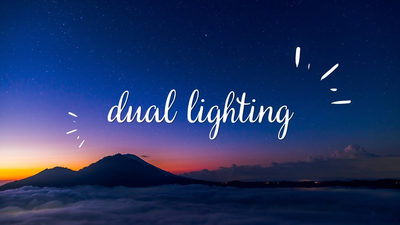 dual lighting effect 😱 2 light effect - YouTube