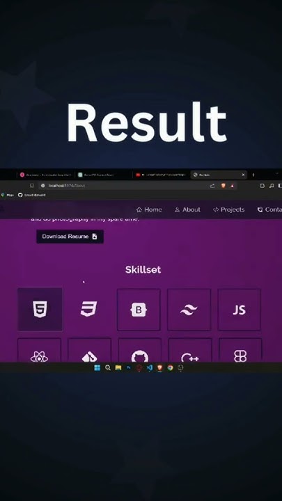 Portfolio In Html Css Javascript Shortsviral Shorts Coding Webcode Youtube