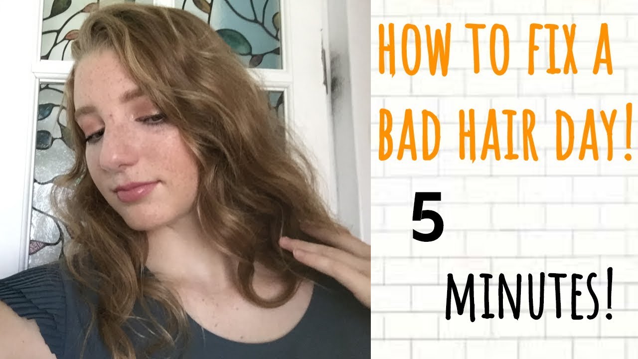 HOW TO FIX A BAD HAIR DAY!!~CURLY/WAVY HAIR~ - YouTube