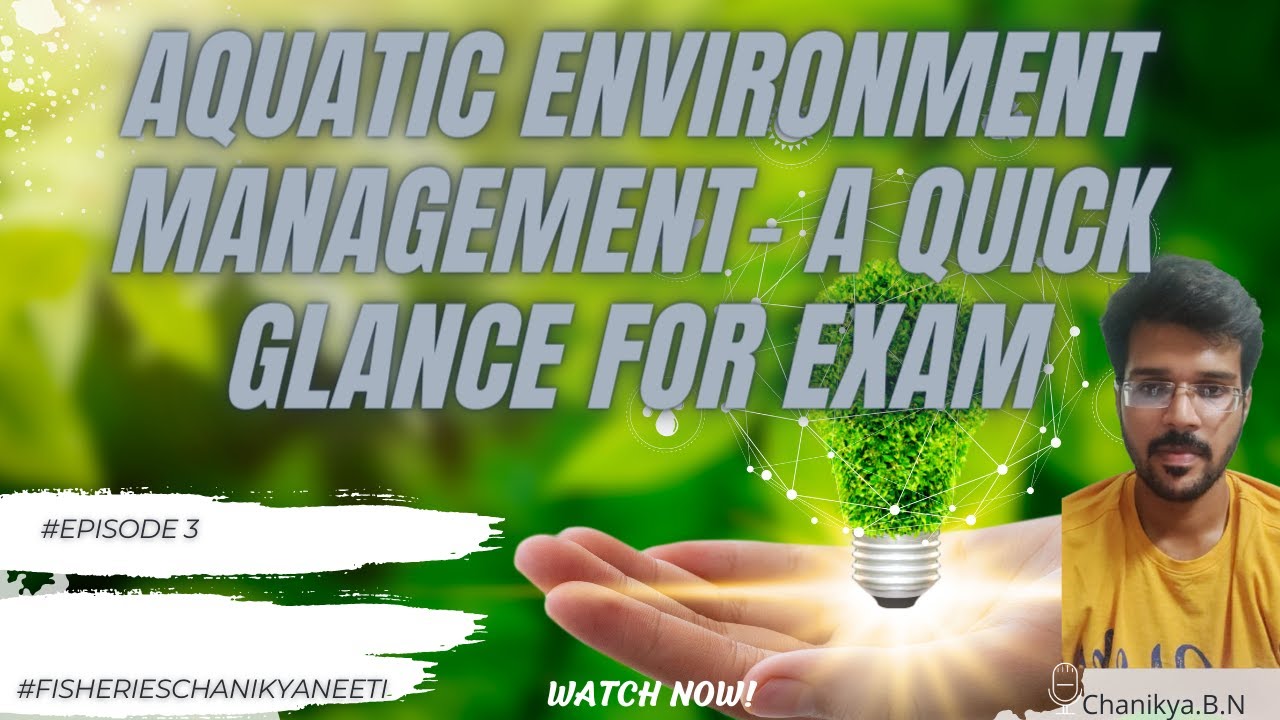Quick Glance on Aquatic Environment Management/ UGC/ICAR Exam ...