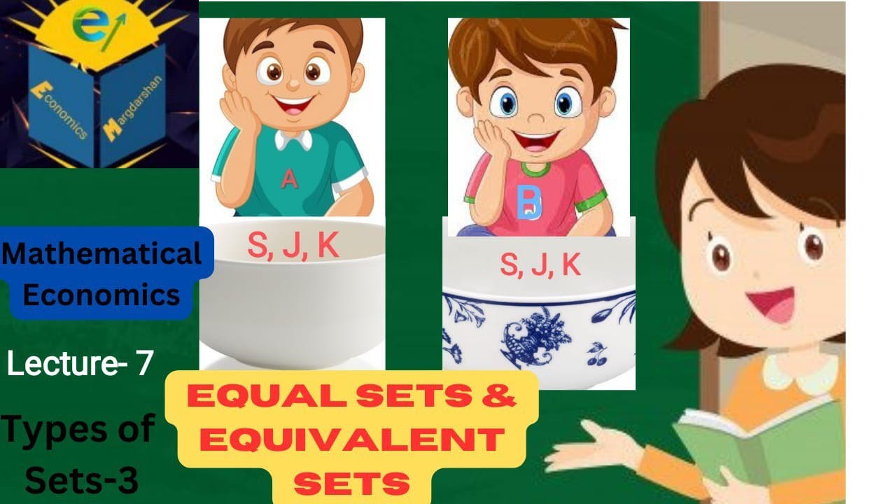 Sets || Part-7 || TYPES OF SETS- 3 || MATHEMATICAL ECONOMICS || IGNOU ...