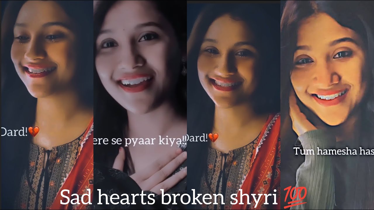 Heart broken girl status video 😭💯!sad hearts broken shyri 😣🥀! heart ...