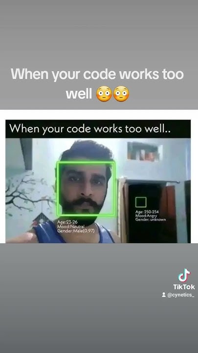When your code works too well 😳😳 #tech #cyber #funnymemes #short #viral #coding #computerscience ...
