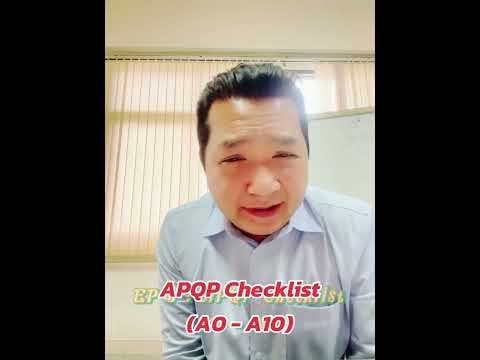 APQP & CP New version EP 3: APQP Checklist A0 - A10 มีอะไรบ้าง จำเป็นต้องใช้ทุกตัวหรือไม่ ...