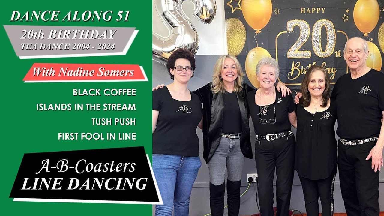 Dance Along(51)with Nadine Somers BLACK COFFEE, ISLANDS IN THE STREAM ...
