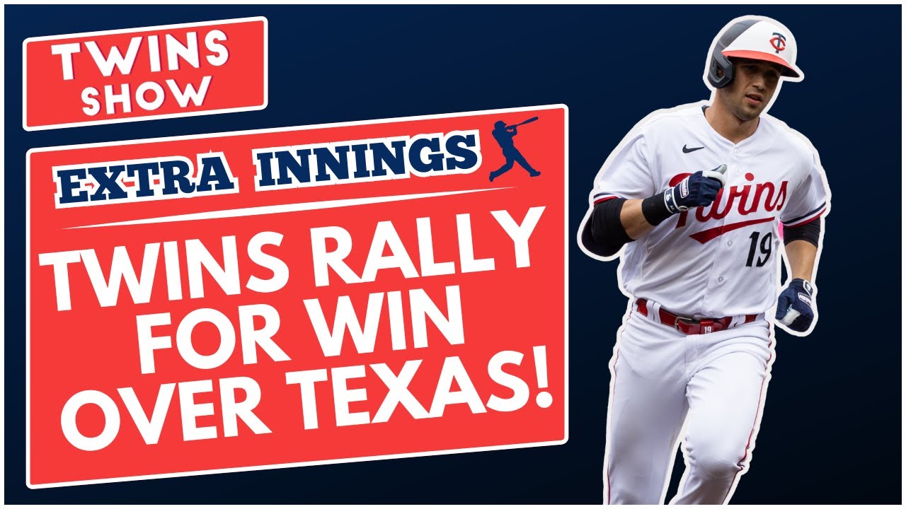 Minnesota Twins rally for HUGE win over Texas Rangers - YouTube