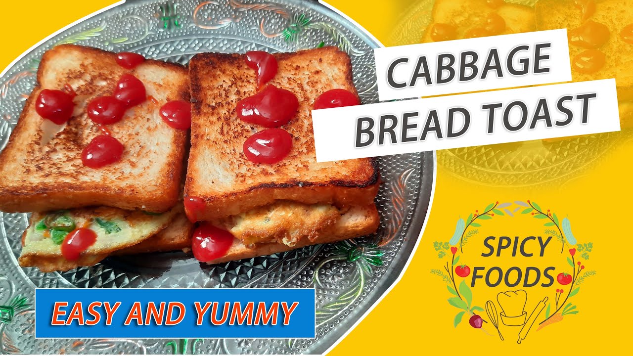 Cabbage Bread Toast | Cabbage Toast | Delicious Toast | # ...