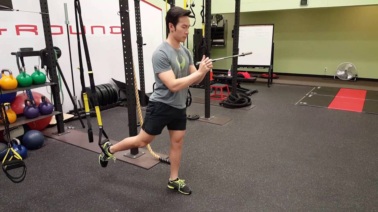 TRX Split Squats - YouTube