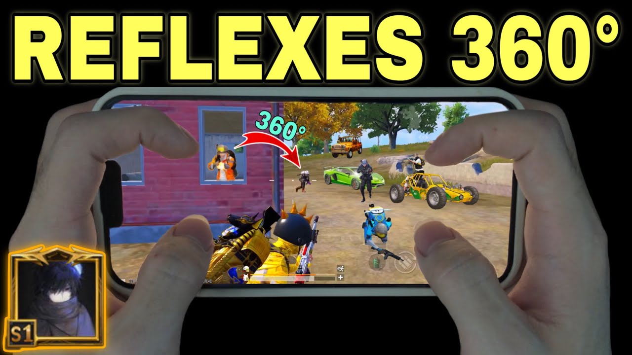 KING of REFLEX 360°🔥Handcam 5 Finger Fastest Player PUBG BGMI | Daxua ...