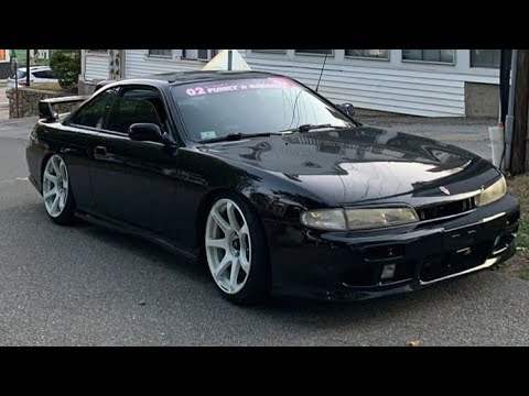 Installing a Navan bumper on my S14 240SX Zenki - YouTube