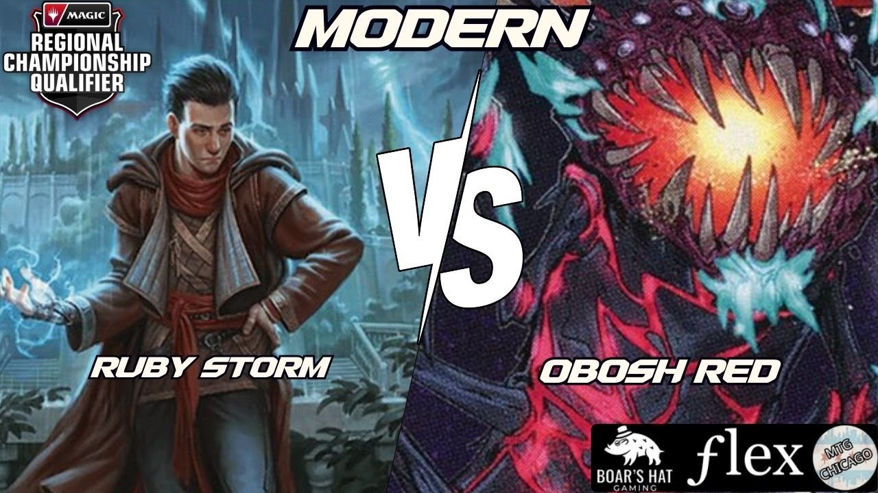 Obosh Red VS Ruby Storm [MTG Modern] - YouTube