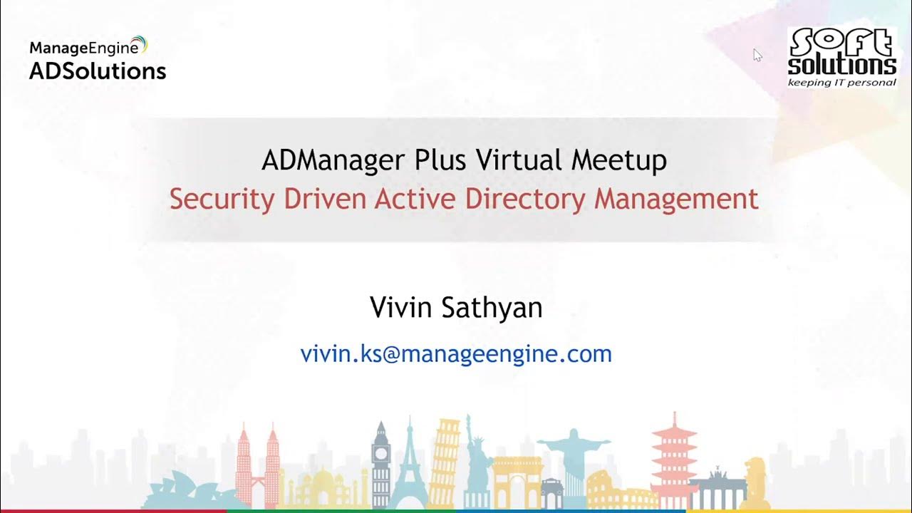 ManageEngine ADManager Plus - learn best practice from Kiwi peers - YouTube