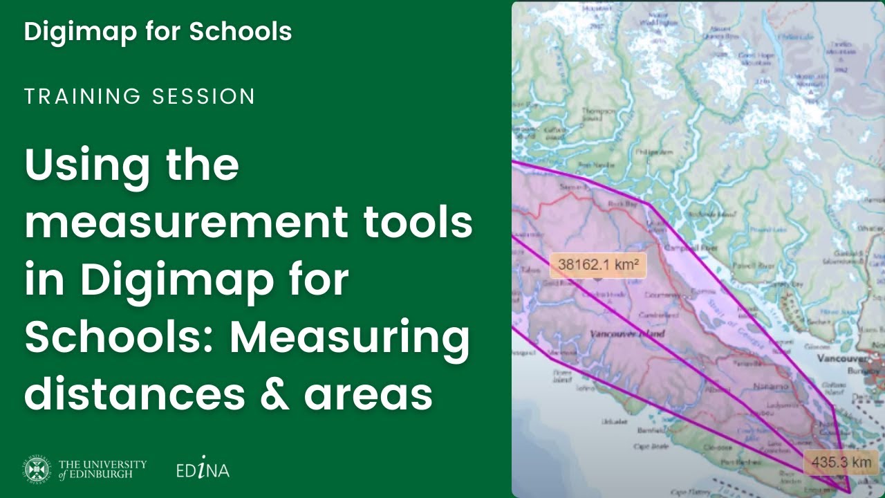 Using the measurement tools in Digimap for Schools: Measuring distances ...