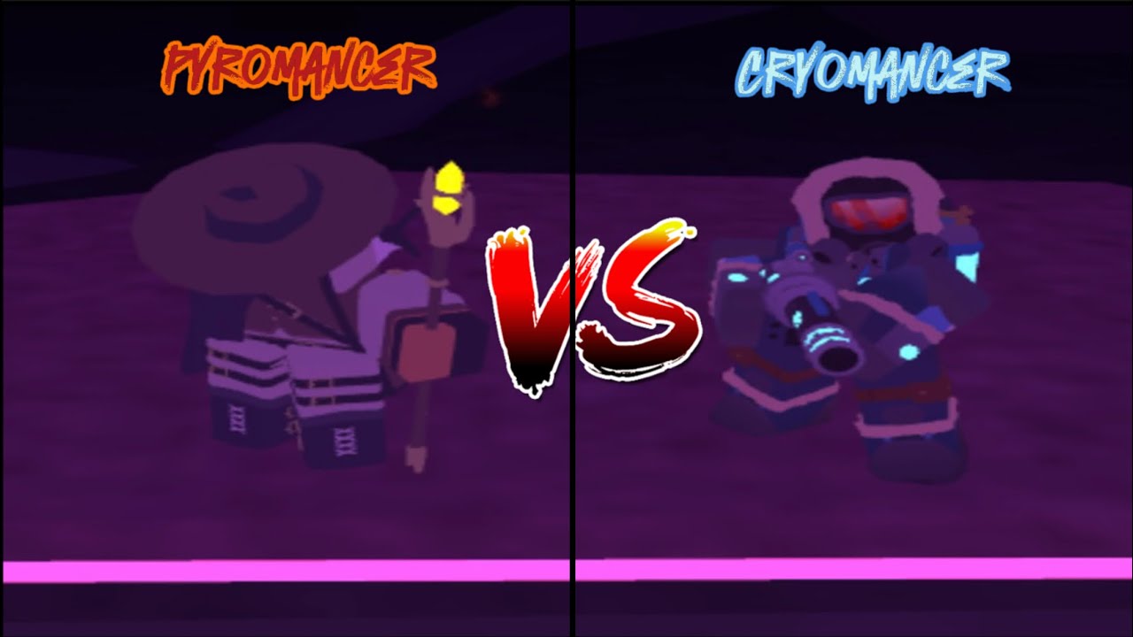 PYROMANCER vs CRYOMANCER! (Roblox Tower Defense Simulator) - YouTube