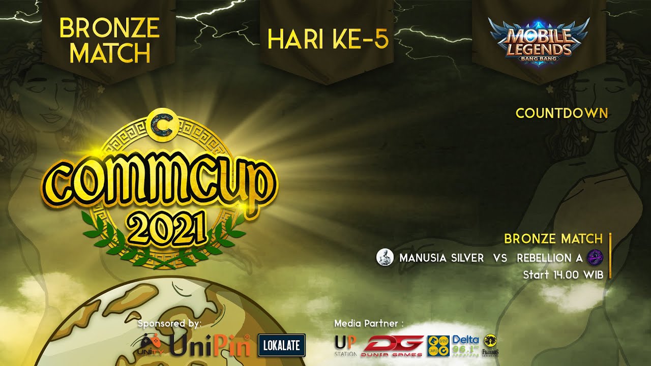 BRONZE MATCH MLBB COMMCUP 2021 FINAL DAY - YouTube