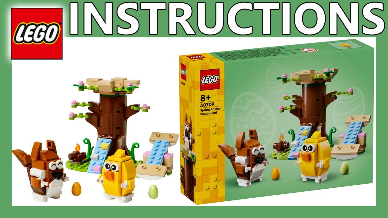 LEGO instructions | Spring Animal Playground | 40709 | LEGO 2024 - YouTube