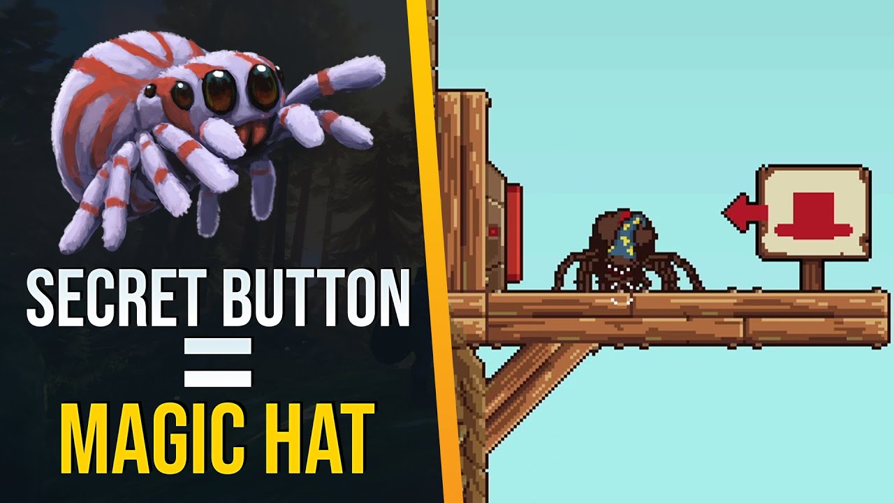 How to find the Secret Button in Webbed! - YouTube