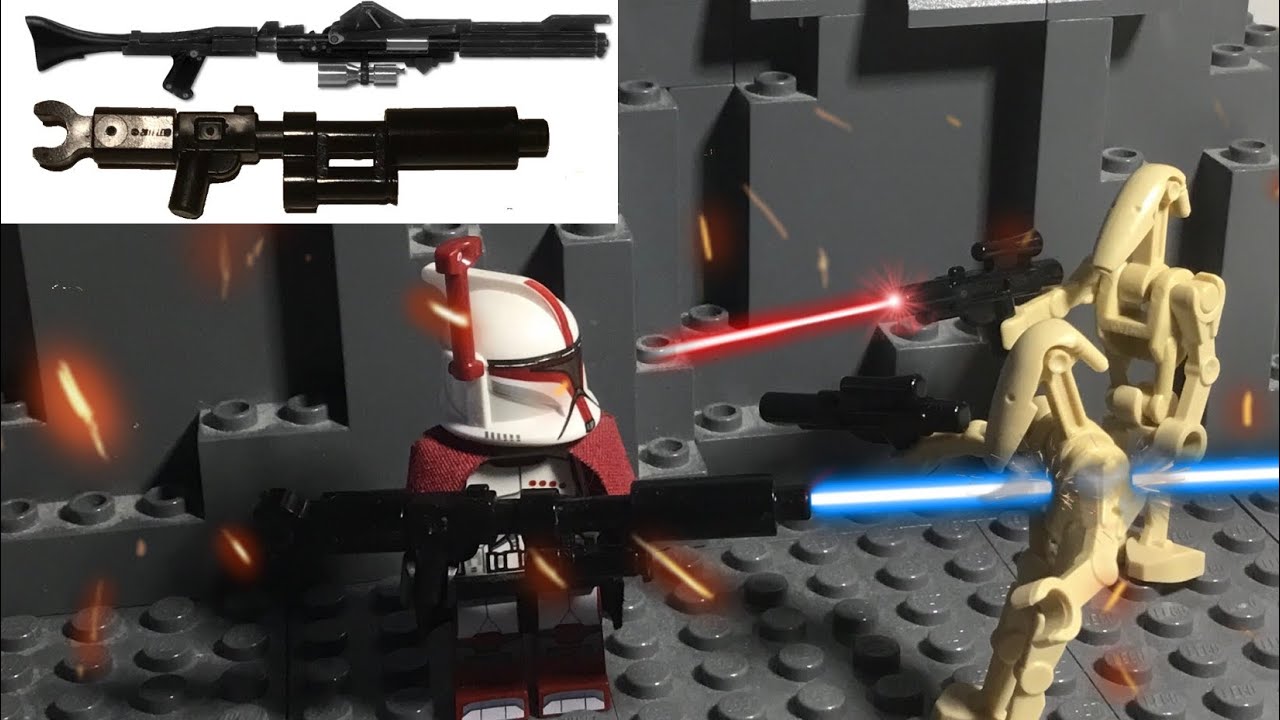 Clone Trooper’s DC-15 A Blaster Rifle in Lego (custom) - YouTube