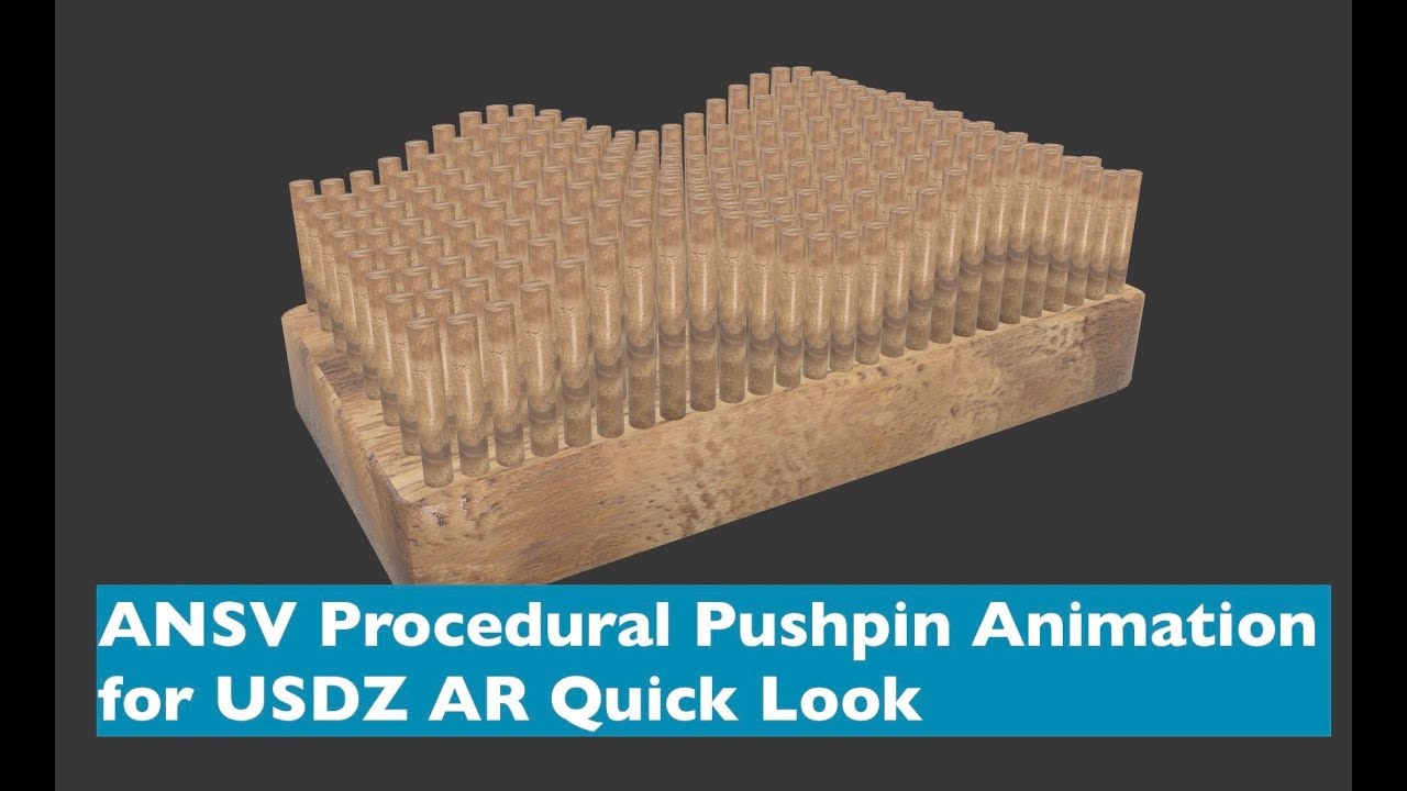 Creating Looping Push Pin Animation For USDZ AR Quick Look - YouTube