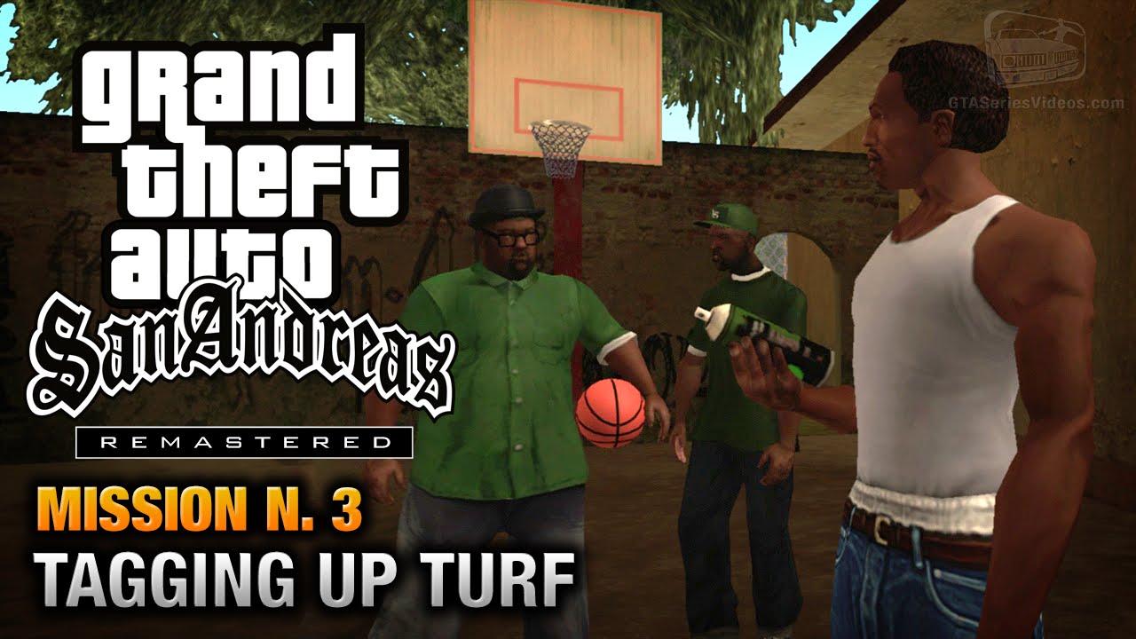 GTA San Andreas Remastered - Mission #3 - Tagging up Turf (Xbox 360 ...