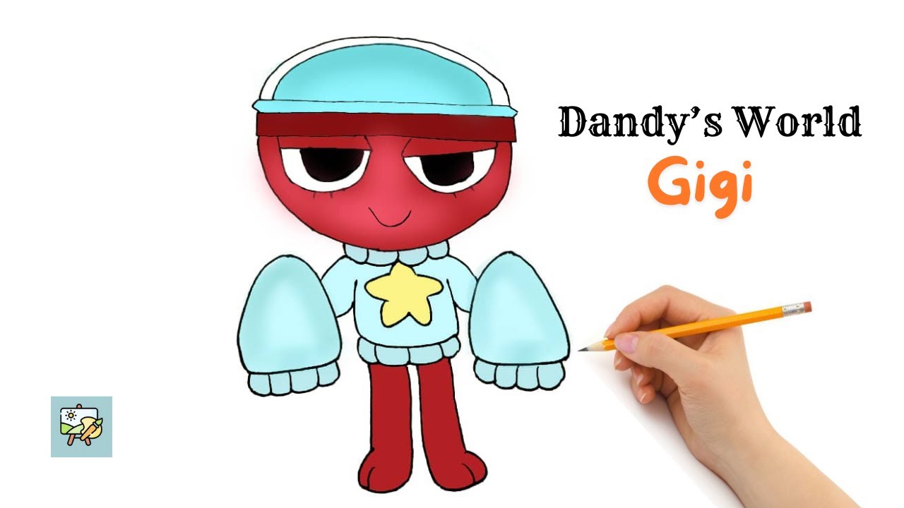 How to Draw Gigi | from Dandy's World | easy - YouTube