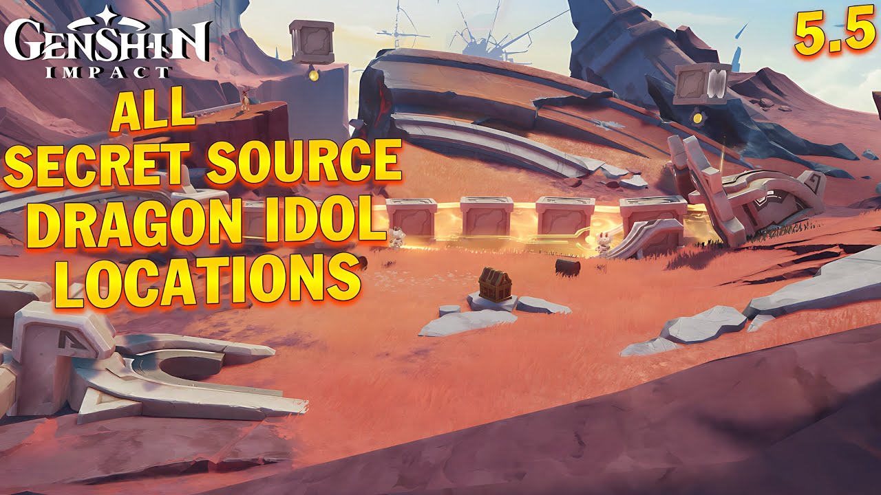 All "Secret Source Dragon Idol" Locations | Genshin Impact 5.5 - YouTube