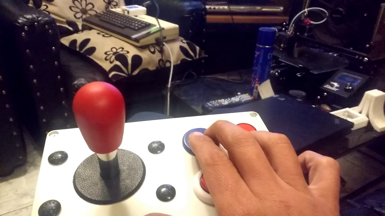 DEMO SIMPLE DE JOYTICK ARCADE JOY2B+ - YouTube