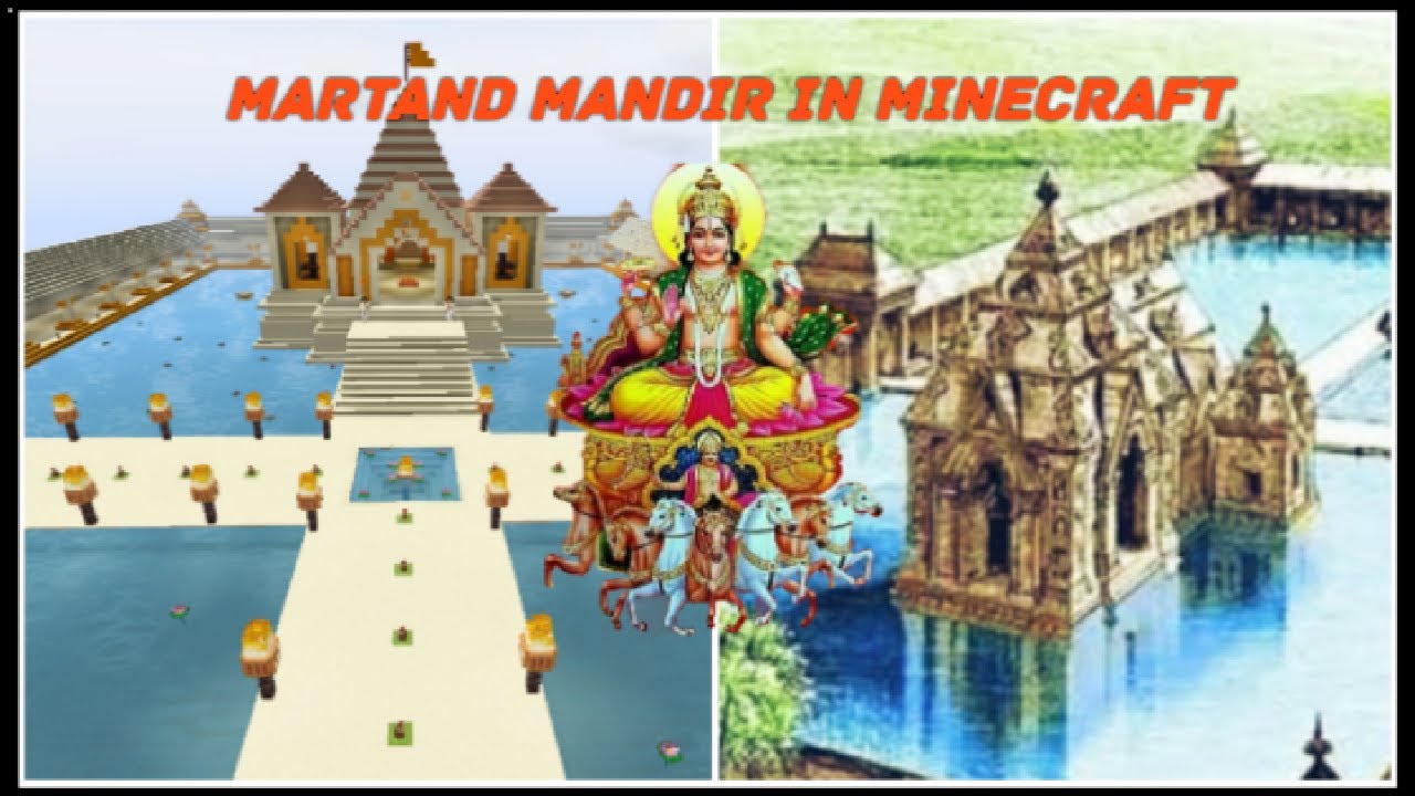 I TRID TO BUILD AN MARTAND SURYA MANDIR IN MINECRAFT 🛕🌞🕉🙏 - YouTube