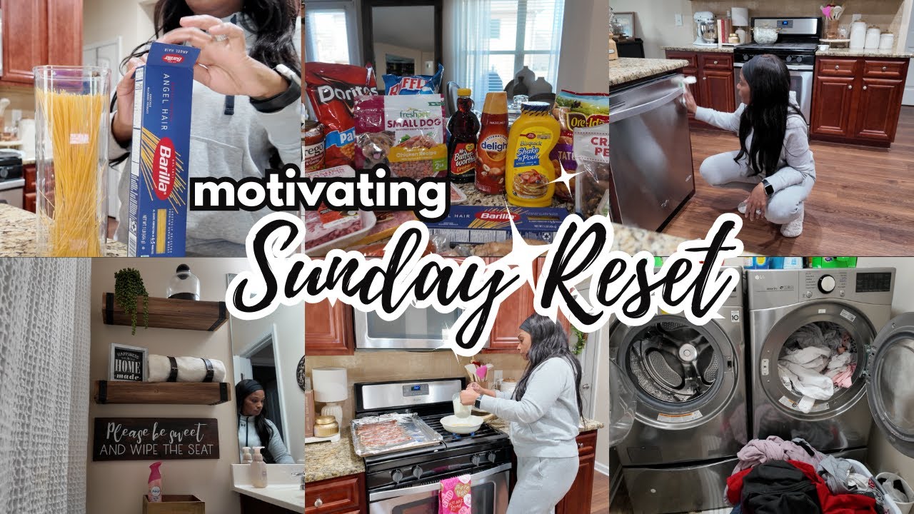SUNDAY CLEANING MOTIVATION / SUNDAY RESET ROUTINE / CLEAN WITH ME # ...