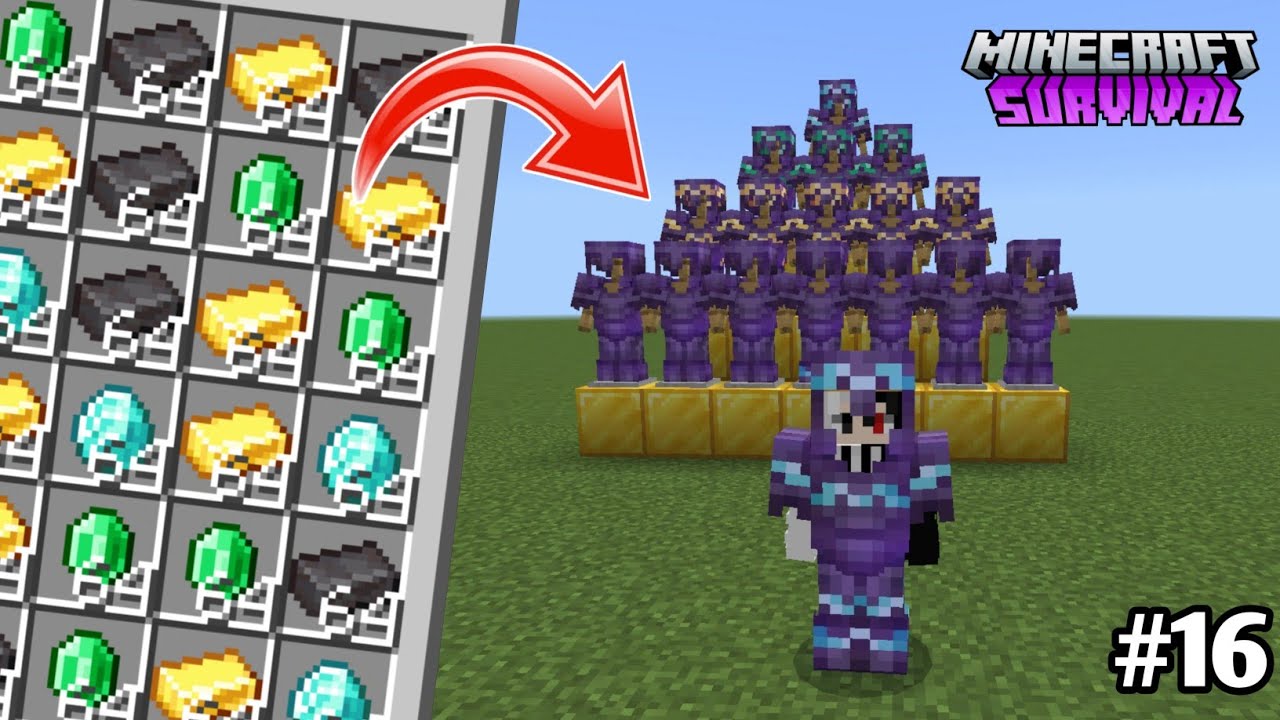 MOST POWERFUL ENCHANTED ARMOUR & TOOLS IN MINECRAFT || MINECRAFT ...
