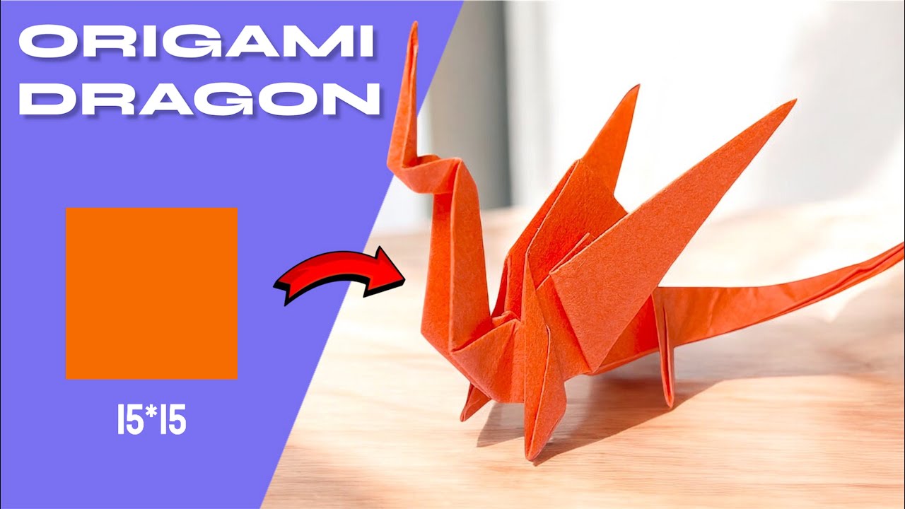 Step-by-Step Guide to Folding a Simple Origami Dragon - YouTube