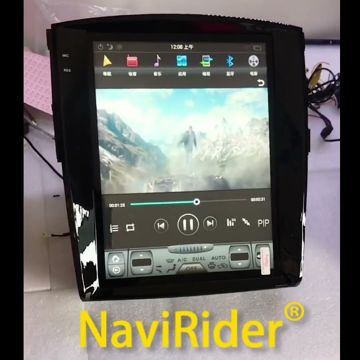 12.1" Vertical Screen Car Radio For Mitsubishi Pajero Sport V97 V93 V98 2006 Carplay - YouTube