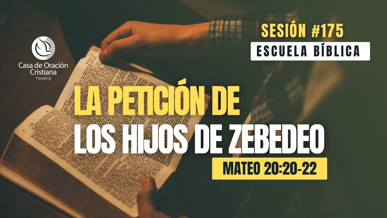 La petición de los hijos de Zebedeo | Escuela Bíblica - Dr. José ...