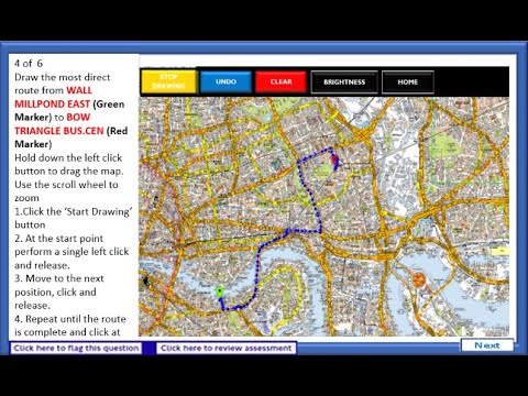 TFL TOPOGRAPHICAL TRAINING IN ENGLISH LANGUAGE.ROTHERHITE TUNNEL ROUTE ...