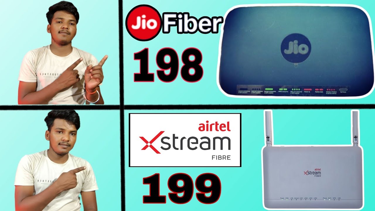 Jio Fiber Backup Plan 198 VS Airtel Xstream Fiber Backup Plan 199 Full Comparison Video details ...