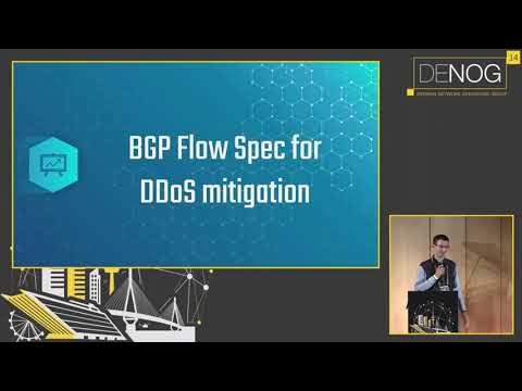 DENOG14 BGP Flow Spec for DDoS mitigation: practical aspects - YouTube