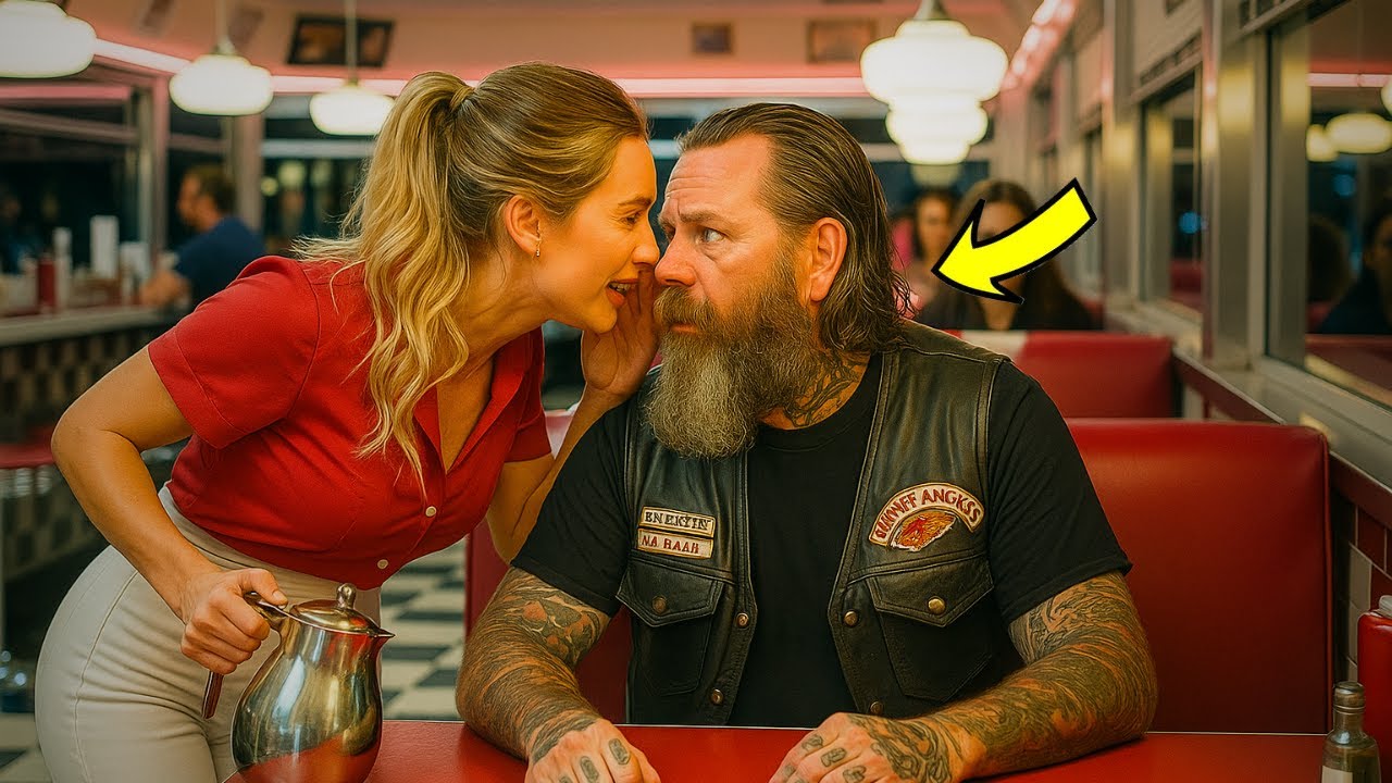 Poor Waitress Whispered to a Hells Angel He Won't Stop Following Me — No One Expected His ...
