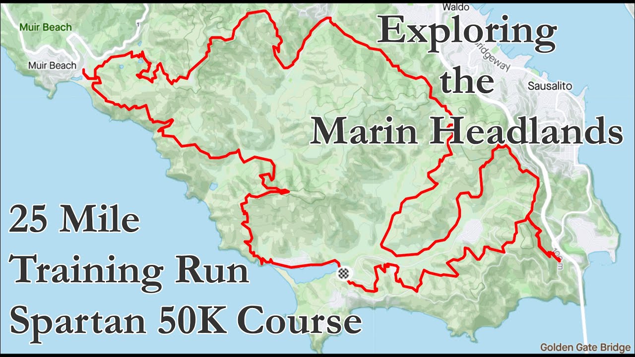 Marin Headlands Trail Map I Just Left From A Short Hike At Rodeo Beach