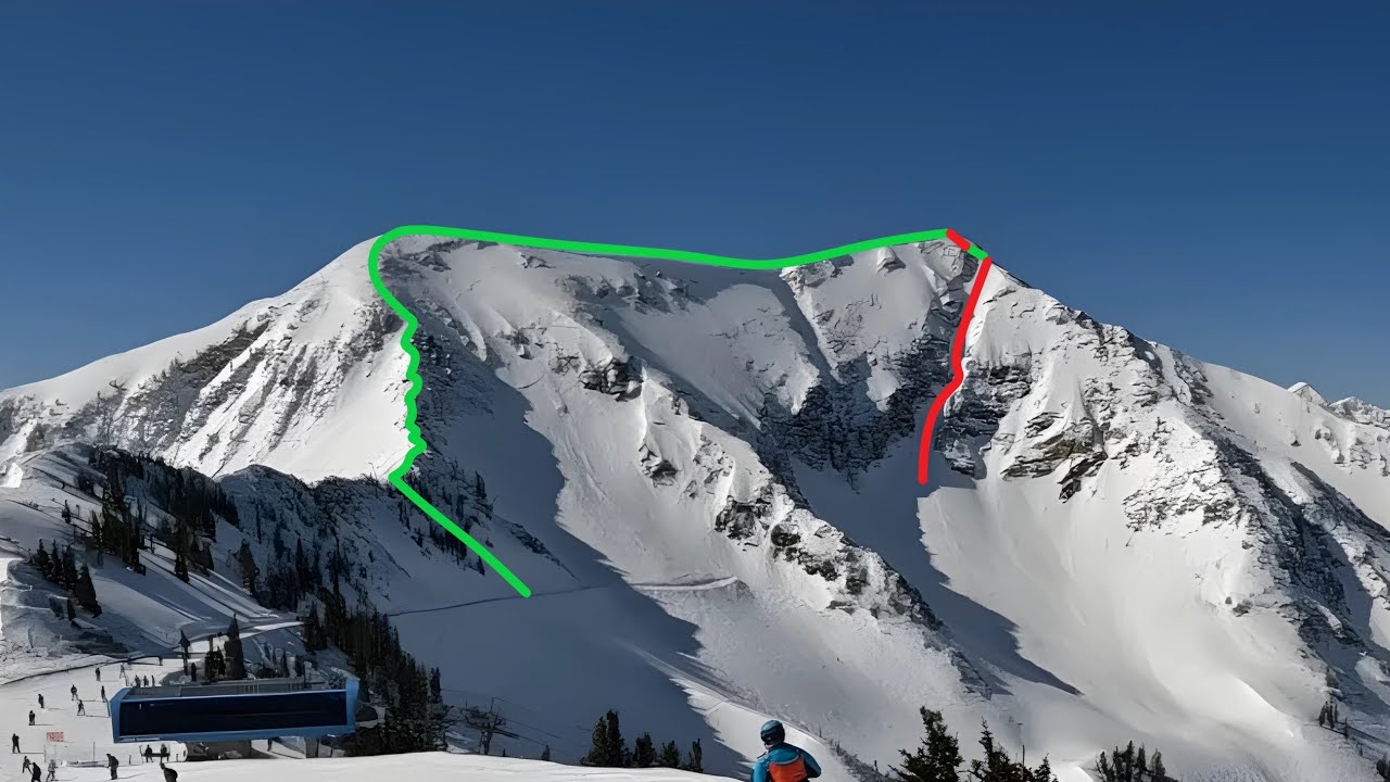 Skiing Pipeline (with PeakRankings), Snowbird, 3/19/2024 - YouTube