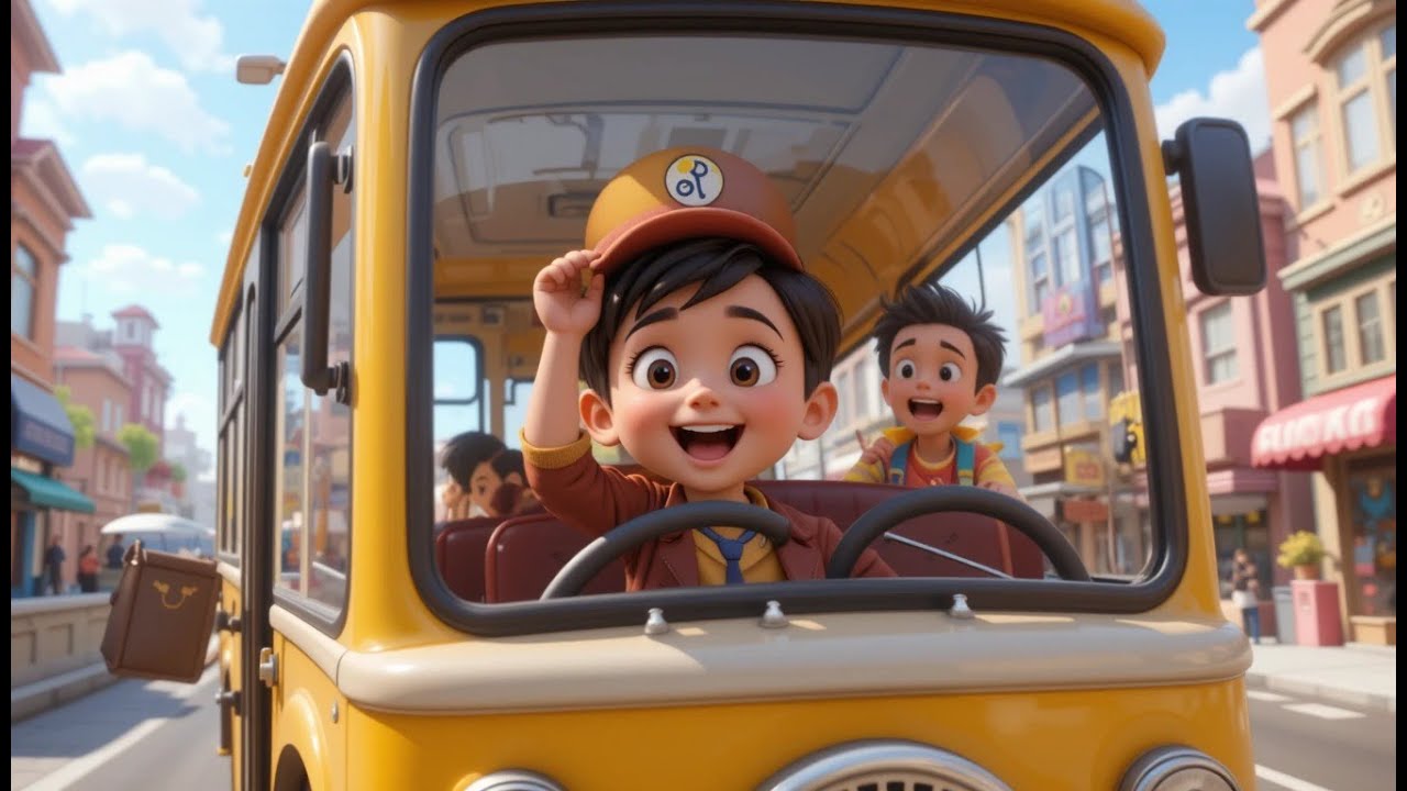 Ding Ding! It's a Bumpy Ride Rhyme Song | Fun Nursery Rhyme - YouTube