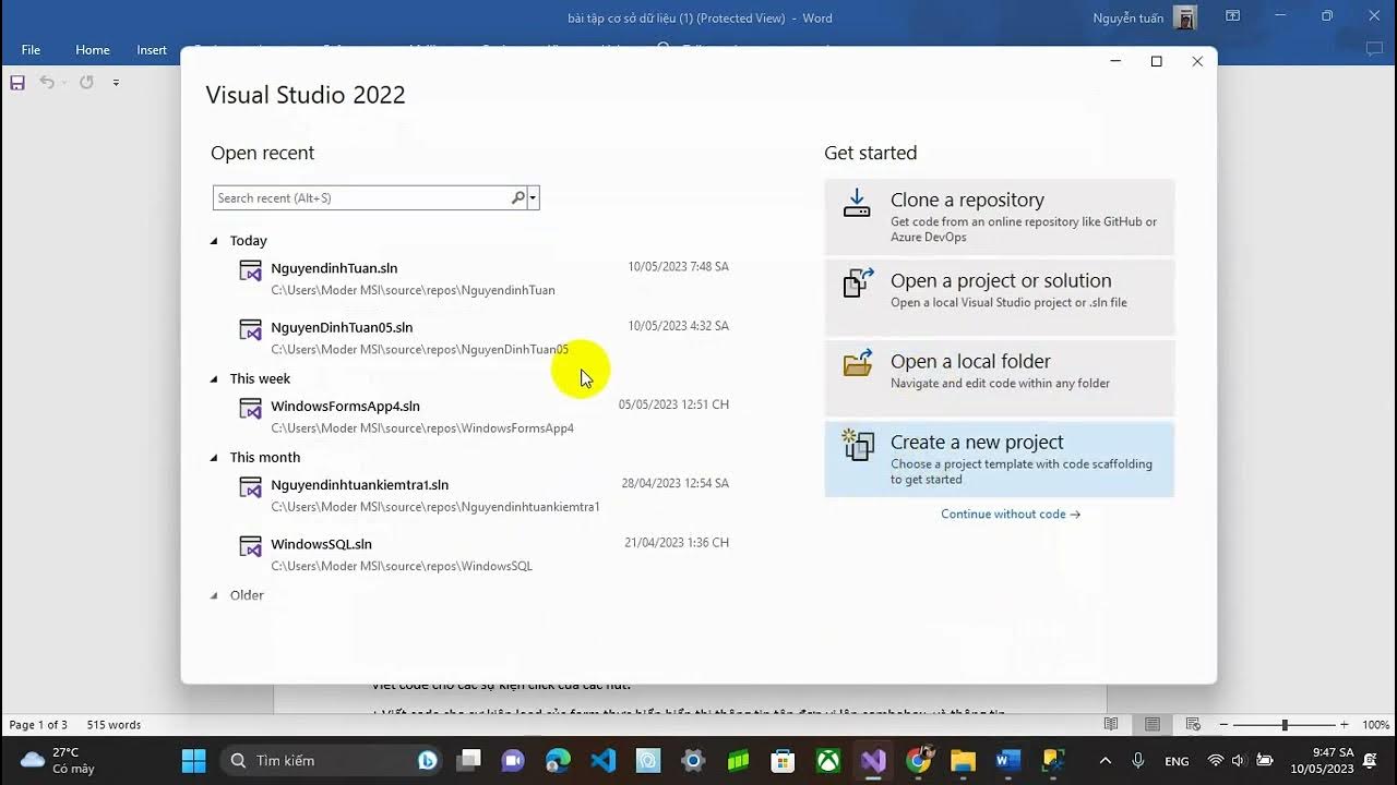 Windowsforms Csdl Youtube