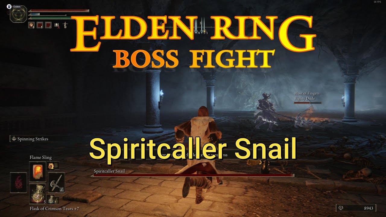 Elden Ring : Boss Fight - Spiritcaller Snail - YouTube