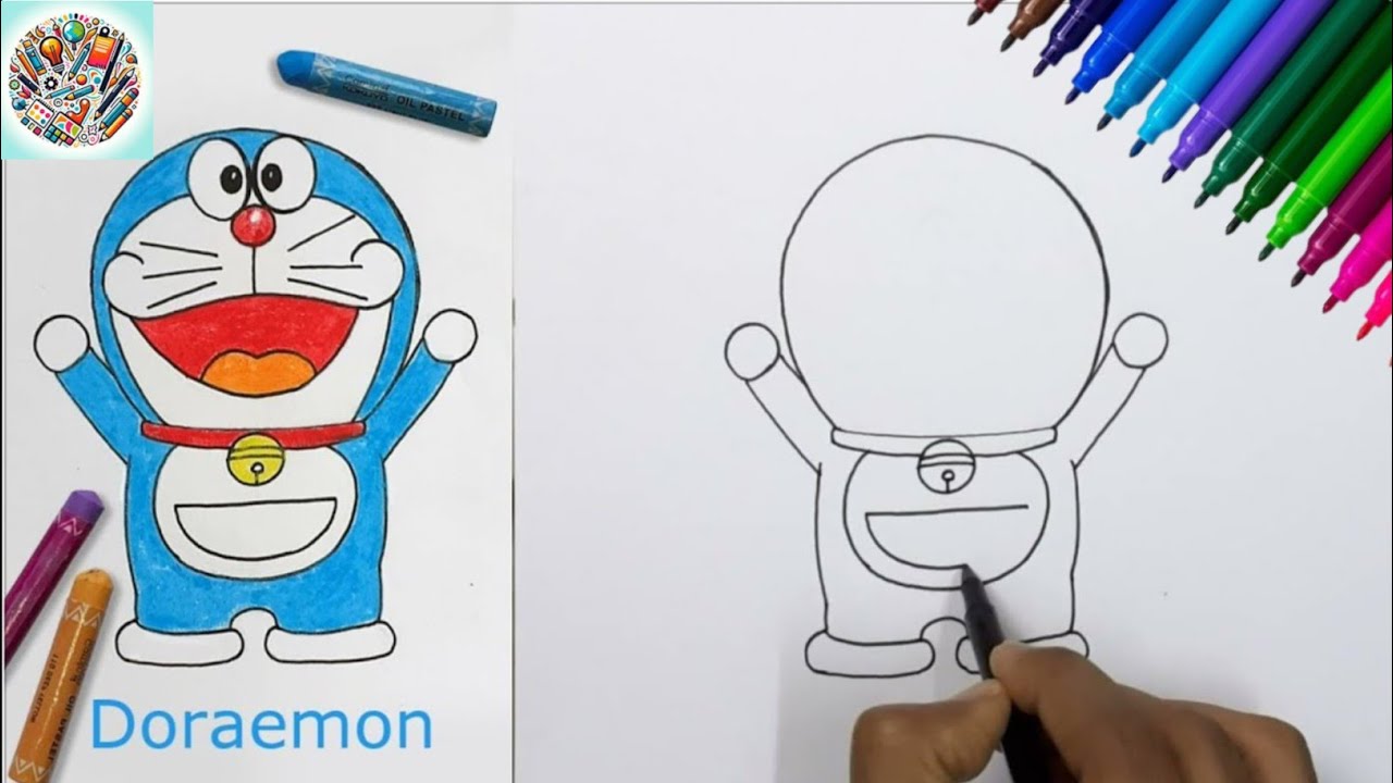 DORAEMON DRAWING EASY DRAWING FOR KIDS DORAEMON DRAWING EASY DRAWING ...