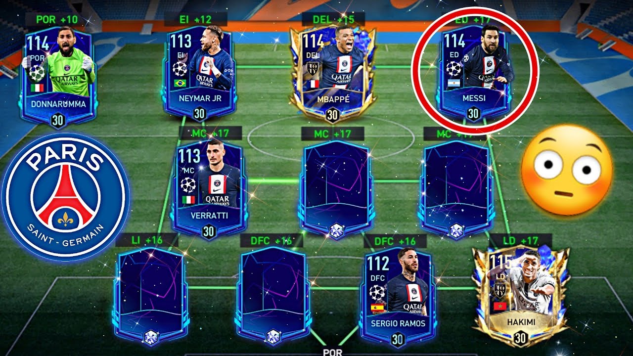 🔥IMPRESIONANTE!! EL MEJOR FULL PSG ACTUALIZADO | FIFA MOBILE 22 - YouTube