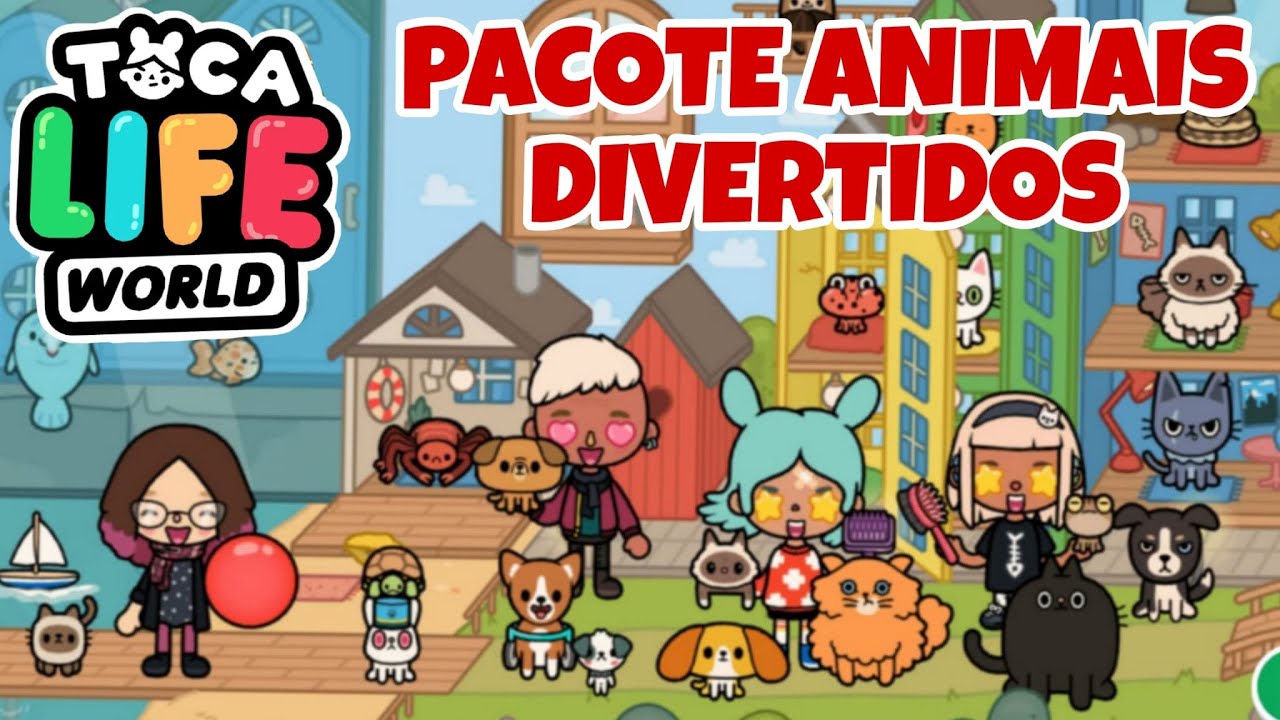 Pacote animais divertidos TOCA LIFE WORLD 🥰😍💫 - YouTube