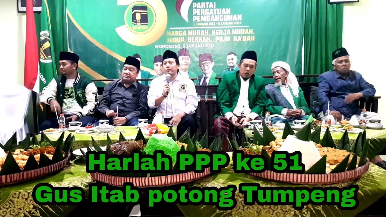 Pengajian Harlah PPP ke 51 Oleh Gus Itab di kantor PPP Wonosobo ...