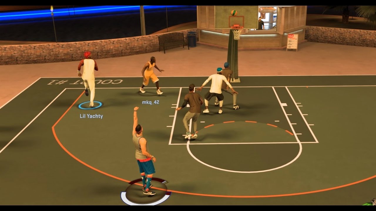 NBA 2K17 : MyPark (Sunset Beach) 3v3 - YouTube