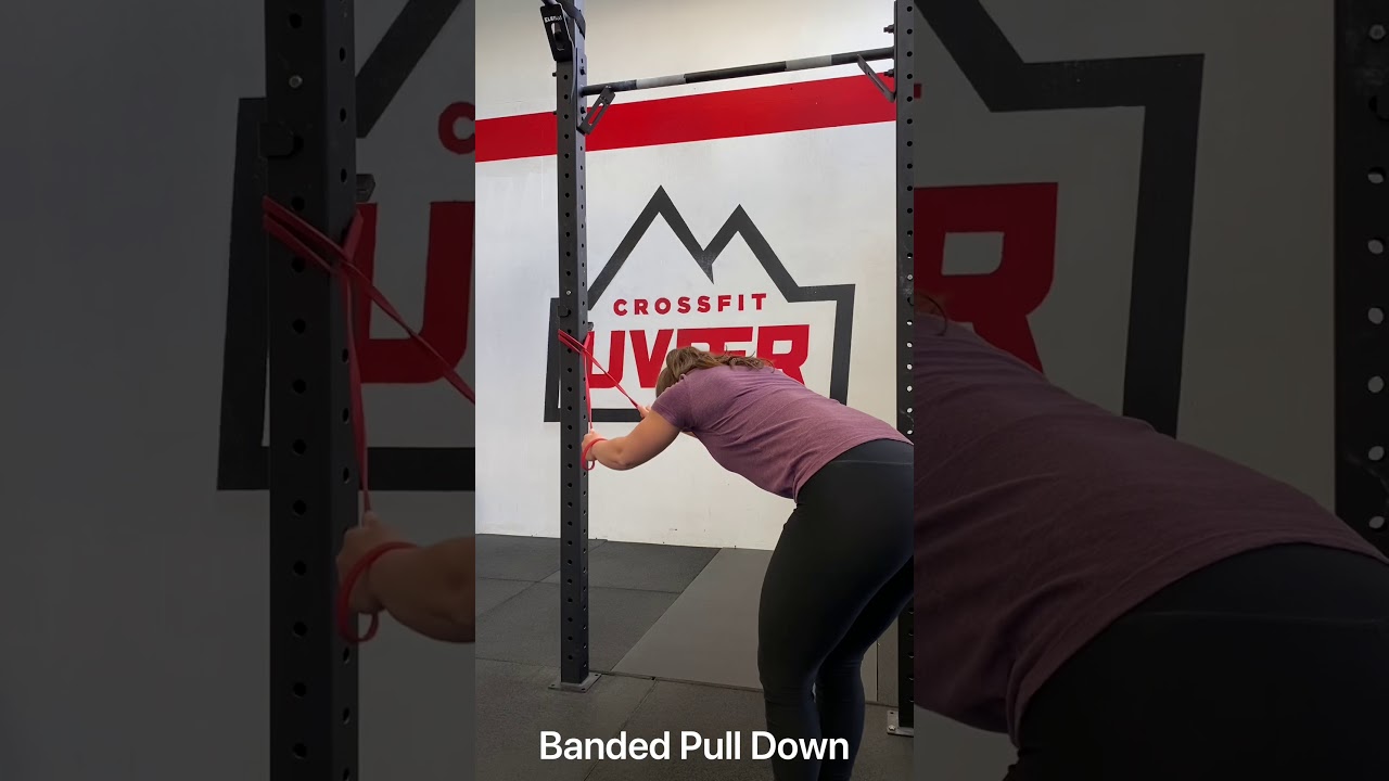 Banded Pull Down - YouTube