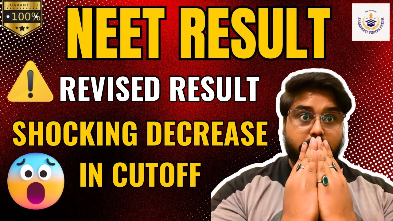 Decrease In Cutoff After Re Revised Results Of Neet 2024 Published #neet2024 #neetresult #nta # ...